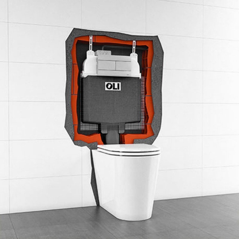 Cassetta wc incasso Oli serie OLI74 Plus con sistema a doppio scarico 6 ...