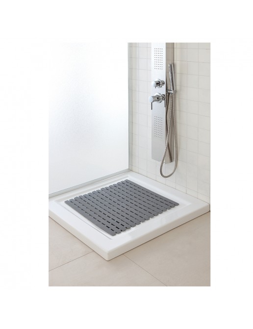Pedana Antiscivolo Doccia Tortora 54 x 54 con Gommini Antiscivolo Pedana Antiscivolo Doccia Tortora 54 x 54 con Gommini Antiscivolo