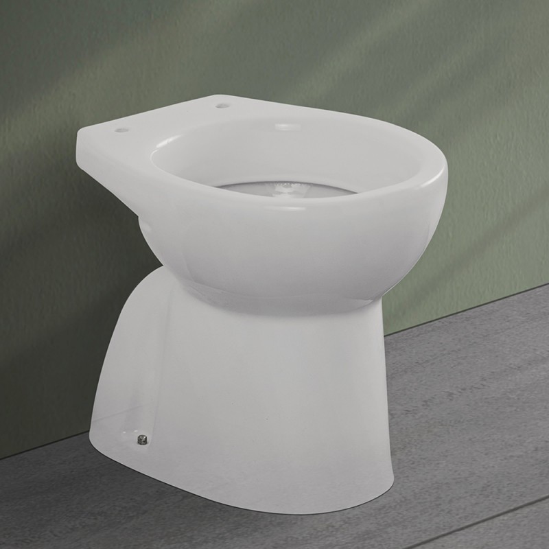 Wc tradizionale a pavimento in ceramica serie Clara