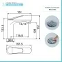 Miscelatore lavabo monocomando cromo lucido Sound