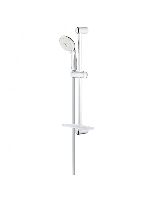 Saliscendi doccia Grohe New Tempesta 100 a 3 getti con porta oggetti